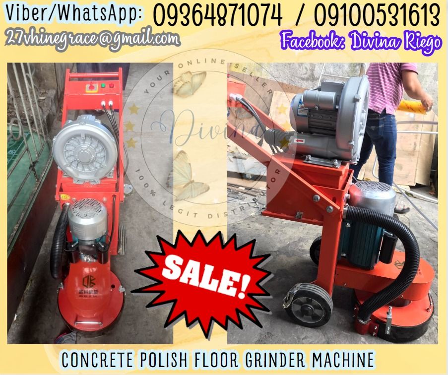 Concrete Polish Floor Grinder Machine, Commercial & Industrial ...