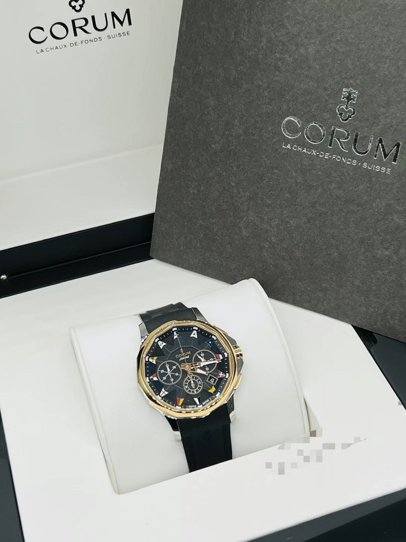 Corum Admiral Legend 42mm Chronograph 18k, Luxury, Watches on Carousell