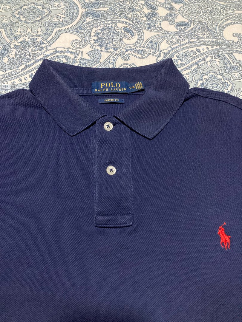 Customs Fit Large Polo Ralph Lauren Polo Shirt, Men's Fashion, Tops & Sets, Tshirts & Polo ...