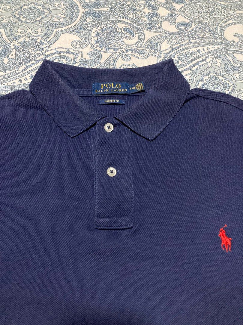 Customs Fit Large Polo Ralph Lauren Polo Shirt, Men's Fashion, Tops & Sets, Tshirts & Polo ...