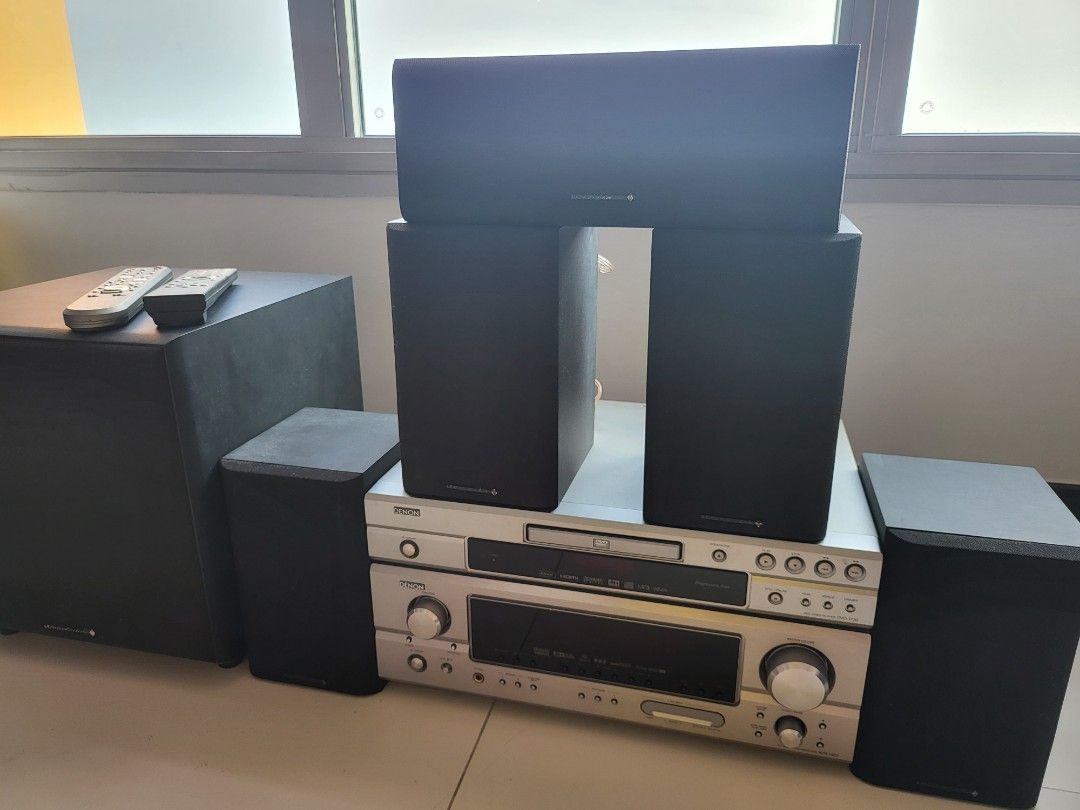 FULL SET Denon and Wharfedale Sound System, Audio, Soundbars, Speakers ...