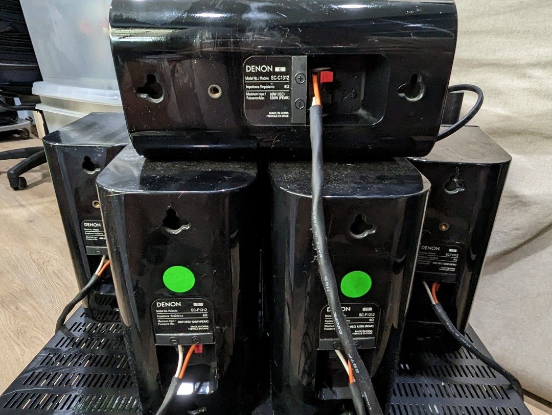Denon AVR 1312 + 5.1, Audio, Soundbars, Speakers & Amplifiers on Carousell