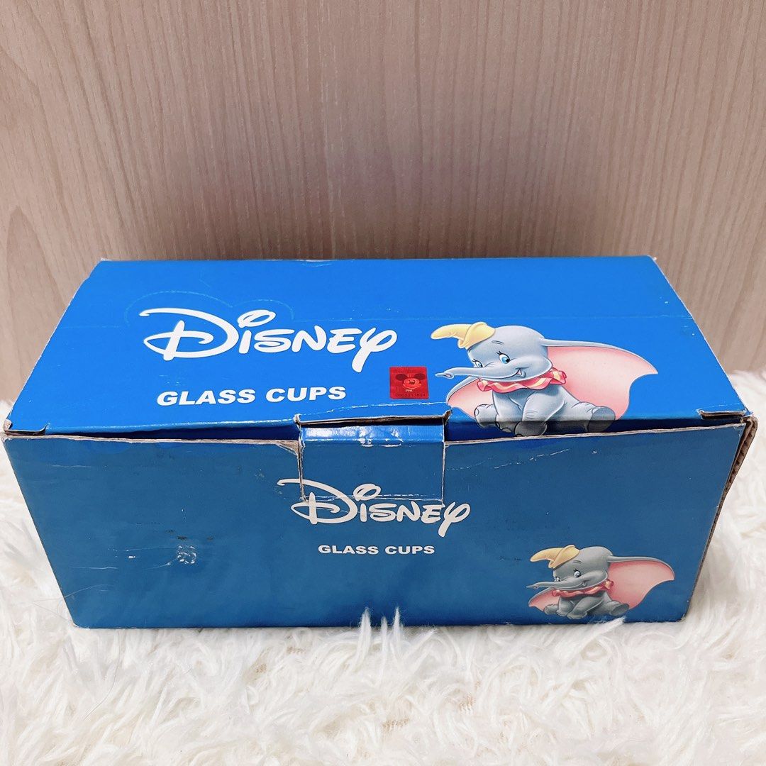 Disney dumbo classic set of two glass cups, Furniture & Home Living ...
