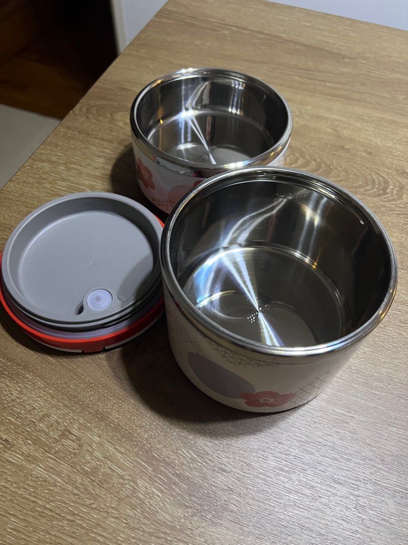 *final price* BN Dual layer stainless steel food ware, Furniture & Home ...