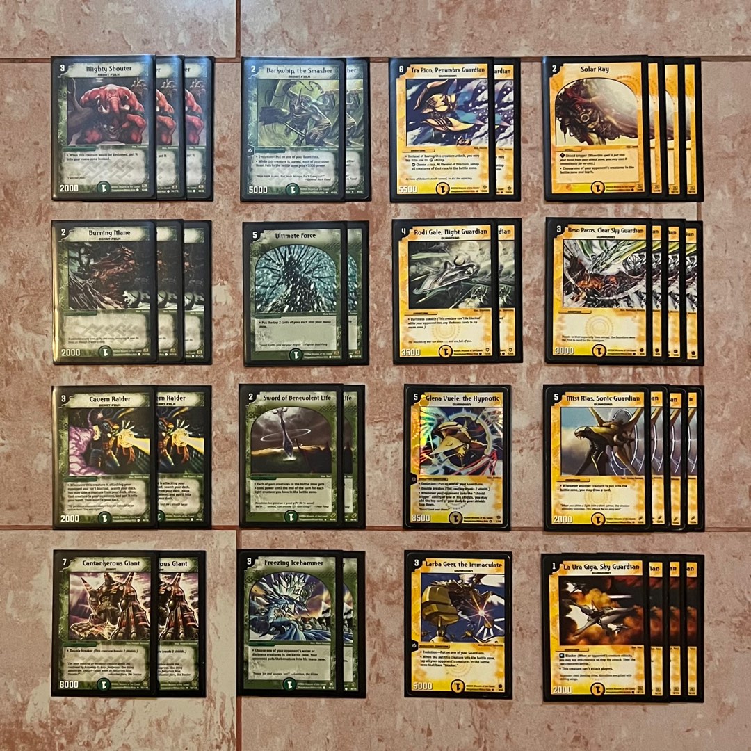 Duel Masters LN Guardians Aggro, Hobbies & Toys, Toys & Games on Carousell