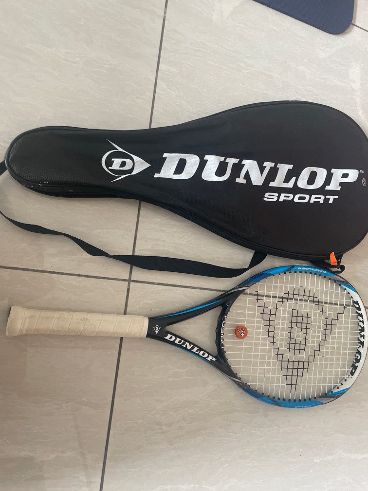 Dunlop tennis racket fusion elite100, Sports Equipment, Sports & Games ...