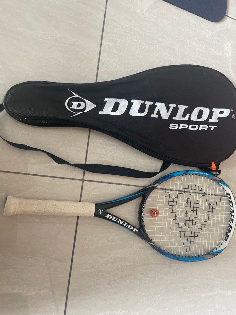 Dunlop tennis racket fusion elite100, Sports Equipment, Sports & Games ...