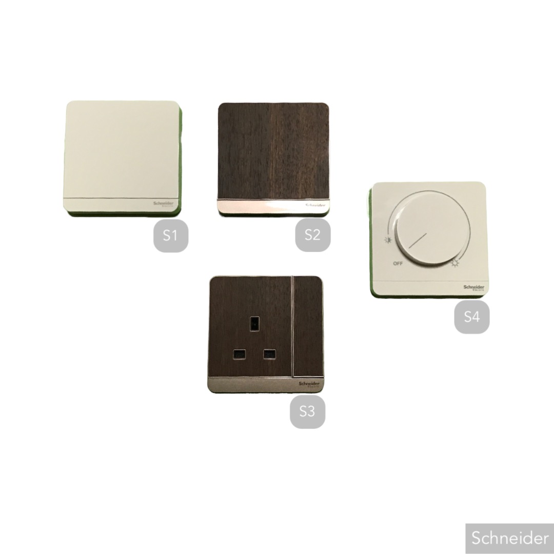 Faceplate Schneider, TV & Home Appliances, Electrical, Adaptors ...