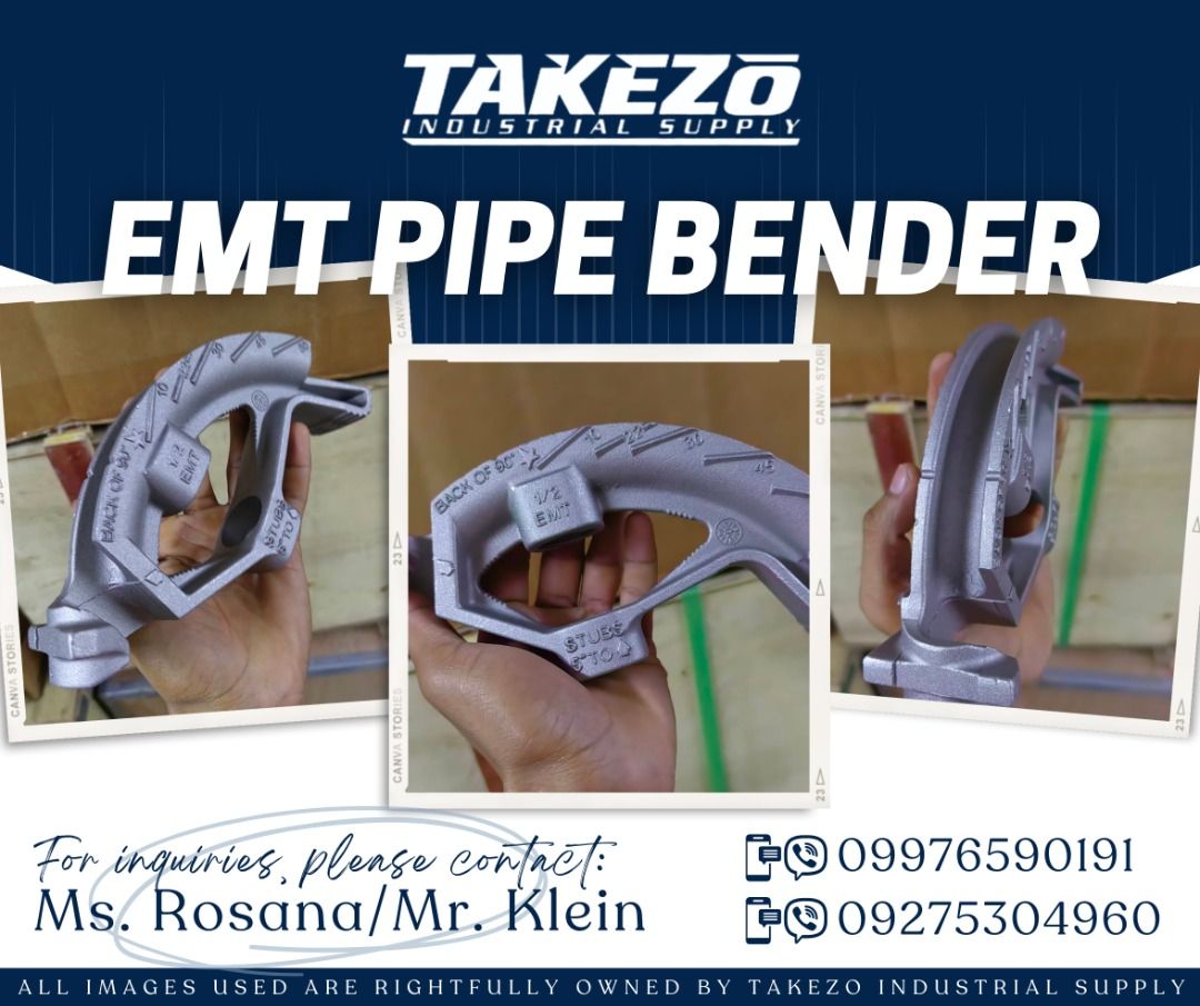 EMT Pipe Bender, Commercial & Industrial, Construction Tools ...