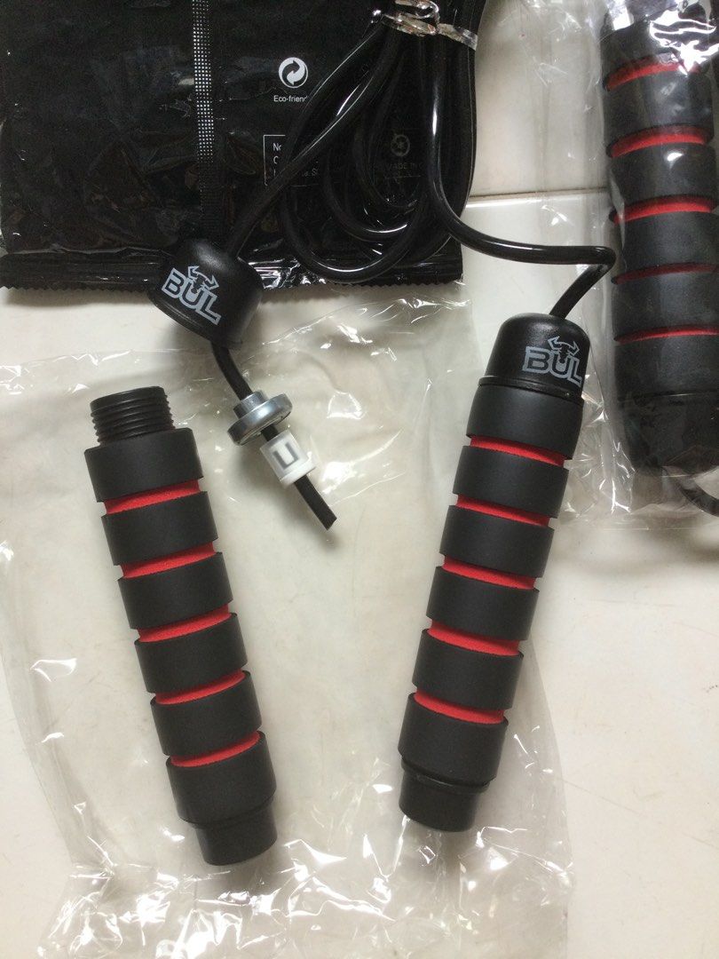 Exercise Skipping rope and Resistance loop bands, Sports Equipment ...