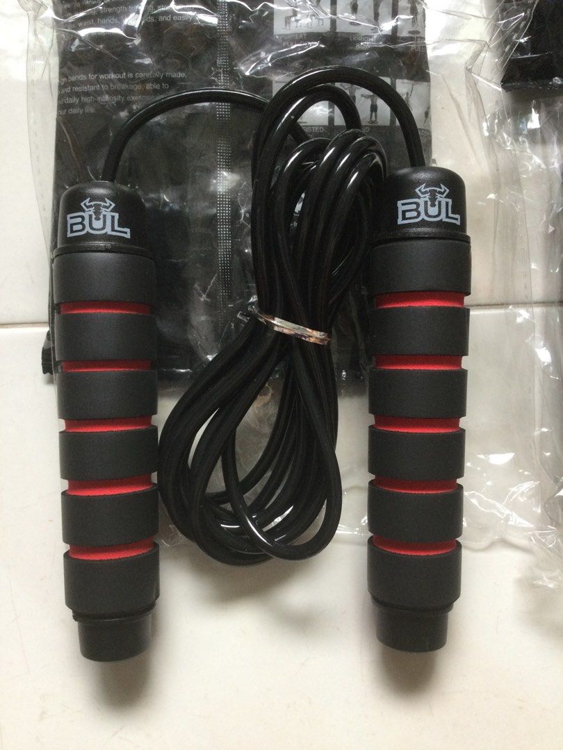 Exercise Skipping rope and Resistance loop bands, Sports Equipment ...