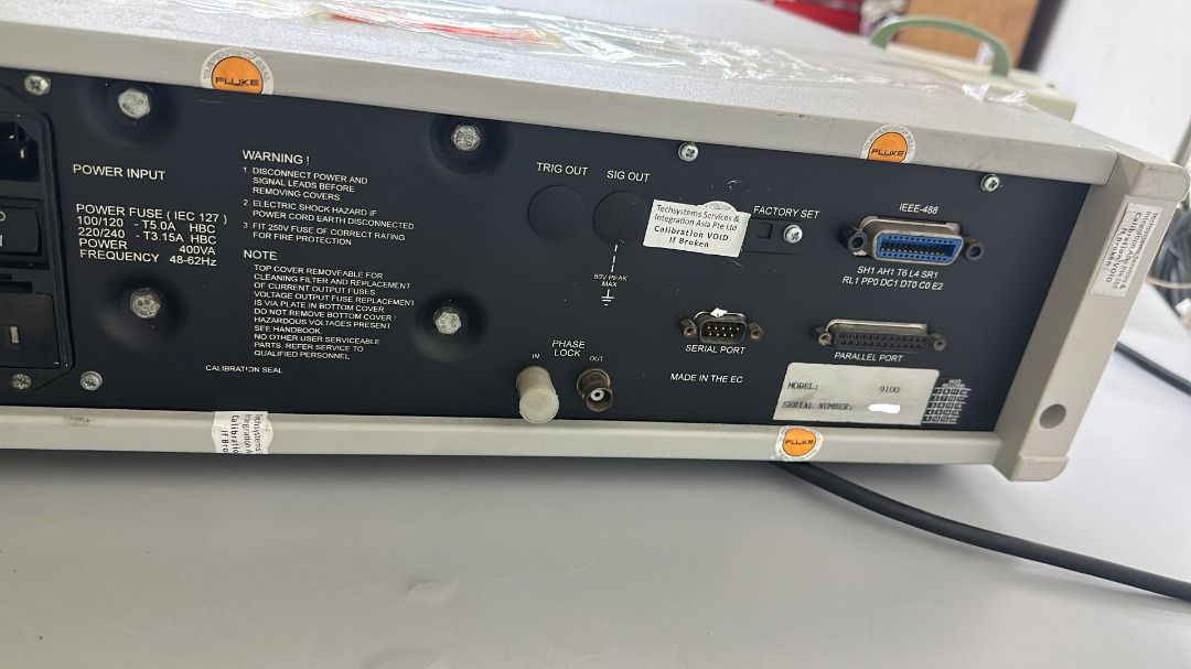 fluke / wavetek 9100 universal calibrator Rev. 5.12, Everything Else on ...