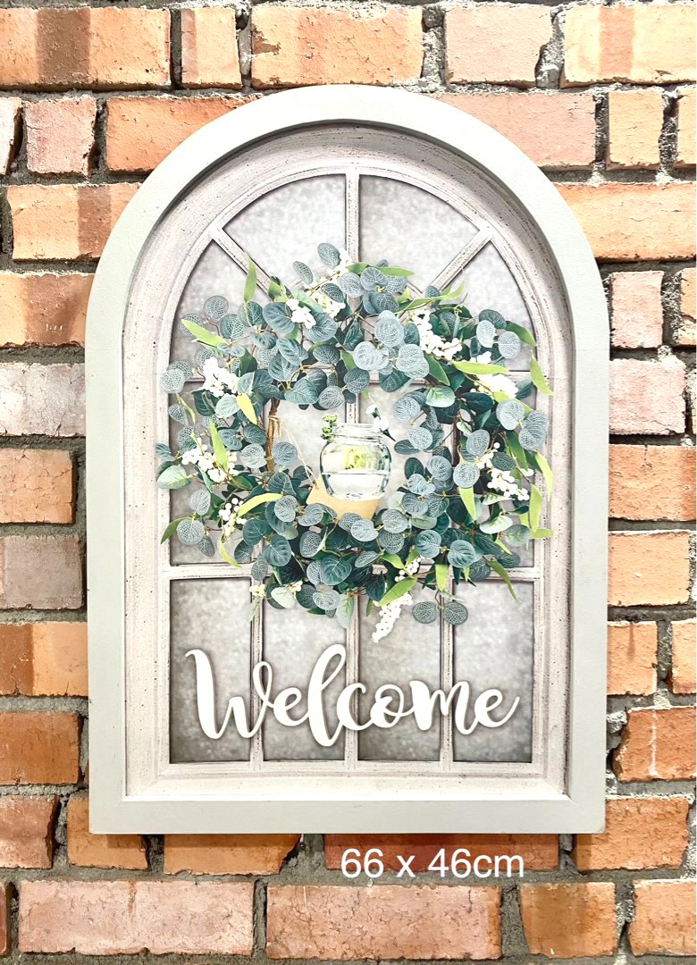 French window welcome with lights and switch, Furniture & Home Living ...