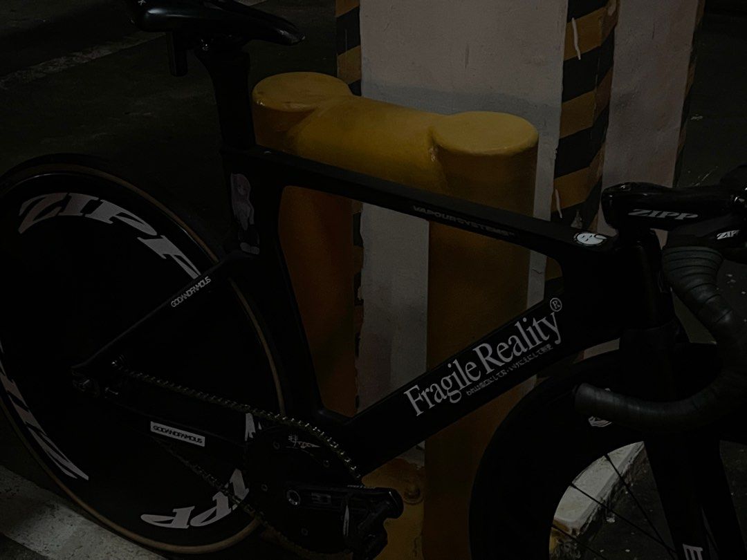 full carbon track / fixie bike zipp super 9 rotor 3d24, Sports ...