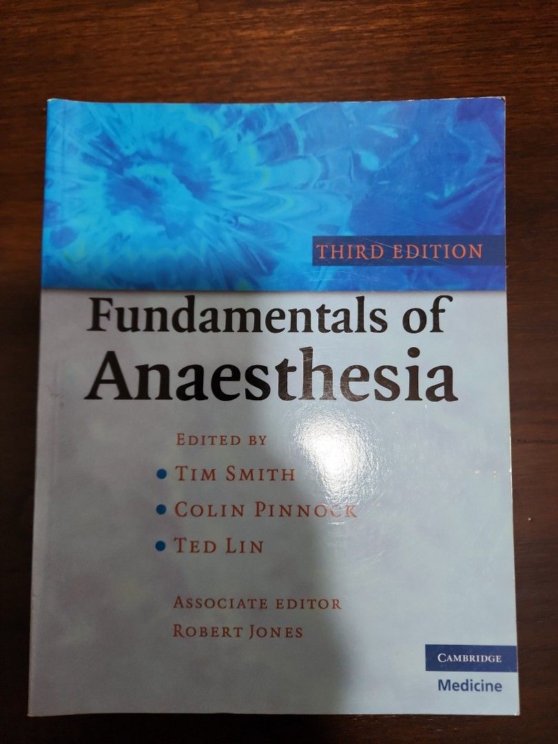 Fundamentals of Anaesthesia, Hobbies & Toys, Books & Magazines ...