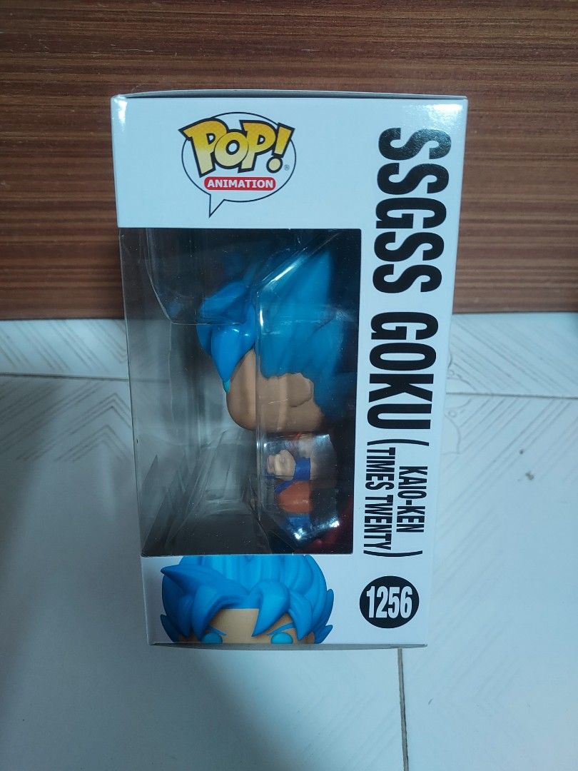 Funko Goku SSGSS Kaio-Ken 20 times, Hobbies & Toys, Toys & Games on Carousell