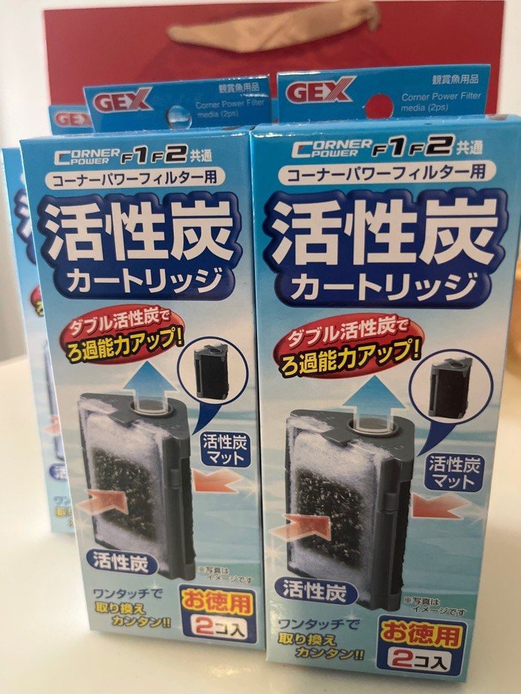 Gex Corner Power Filter Media, Pet Supplies, Homes & Other Pet Accessories on Carousell