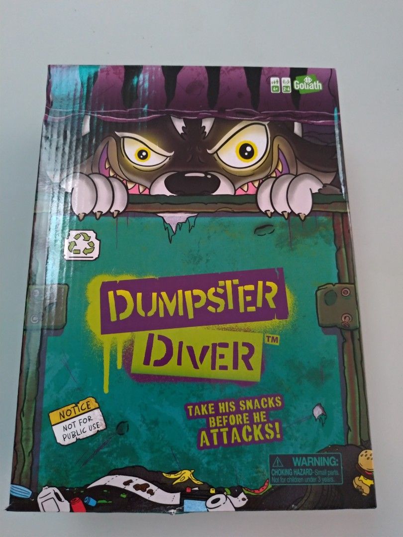 Goliath Dumpster Diver Game, Hobbies & Toys, Toys & Games on Carousell