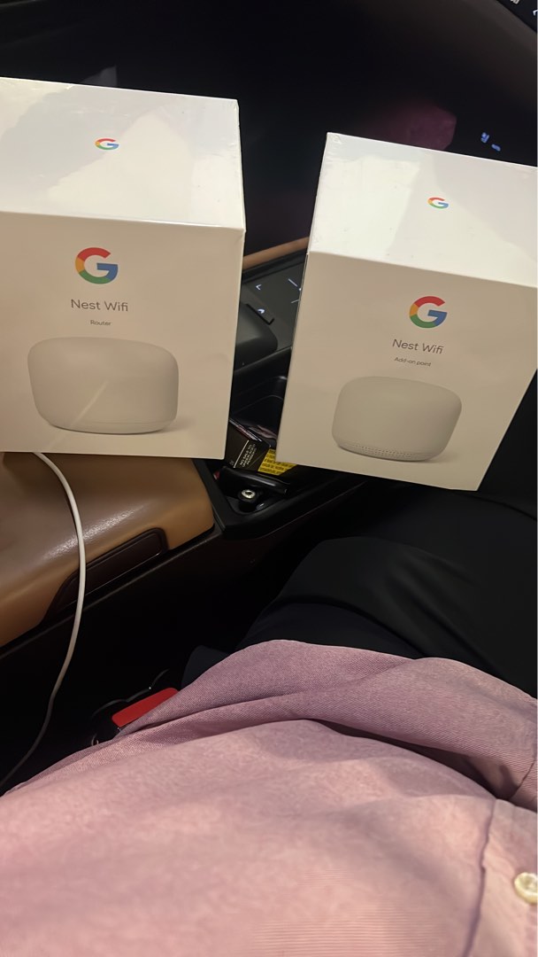 Google nest wifi router and add on point, Computers & Tech, Parts & Accessories, Networking on ...