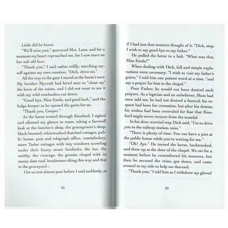 GU [SG stock] An Enola Holmes Mystery Series (6 Books) Collection Set ...