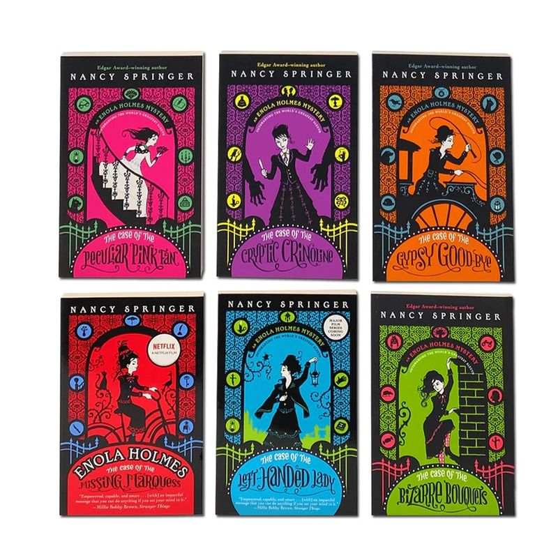 GU [SG stock] An Enola Holmes Mystery Series (6 Books) Collection Set ...