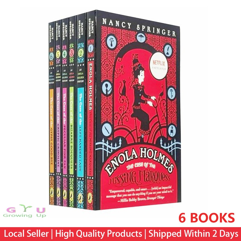 GU [SG stock] An Enola Holmes Mystery Series (6 Books) Collection Set ...