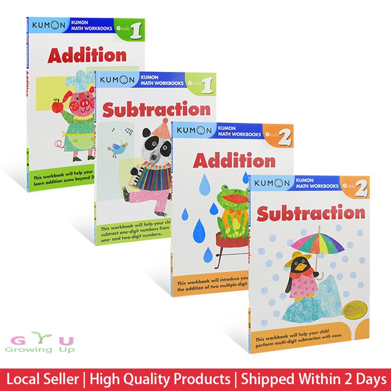 GU [SG Stock] KUMON Math Workbooks & Answer Primary School Assessment ...