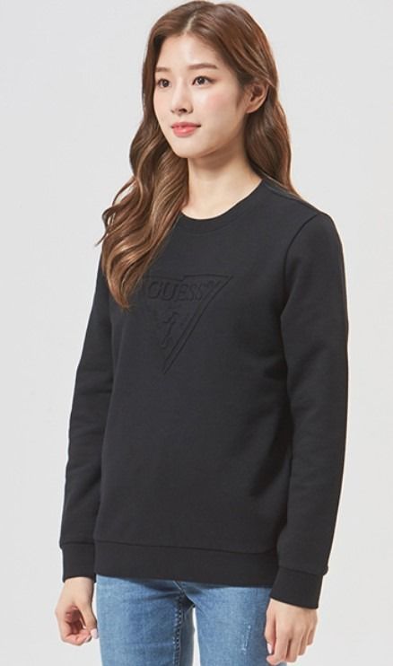 GUESS Triangle Logo, Women's Fashion, Coats, Jackets and Outerwear on ...