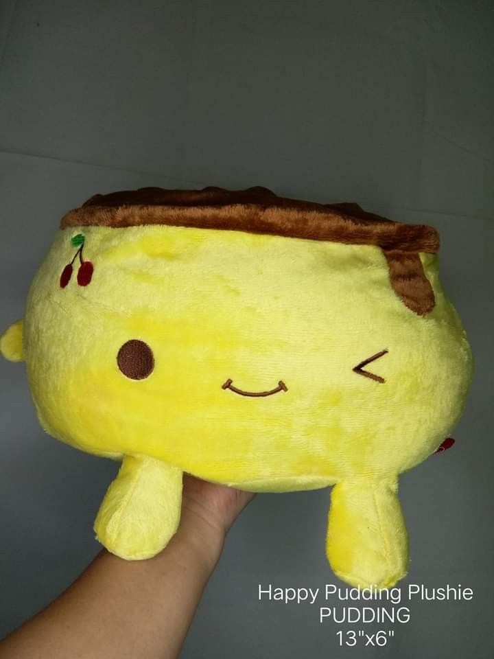 Happy Pudding Pillow plush, Hobbies & Toys, Toys & Games on Carousell