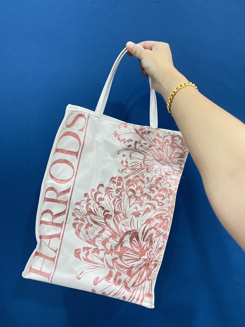 HARRODS TOTE BAG, Women's Fashion, Bags & Wallets, Tote Bags on Carousell