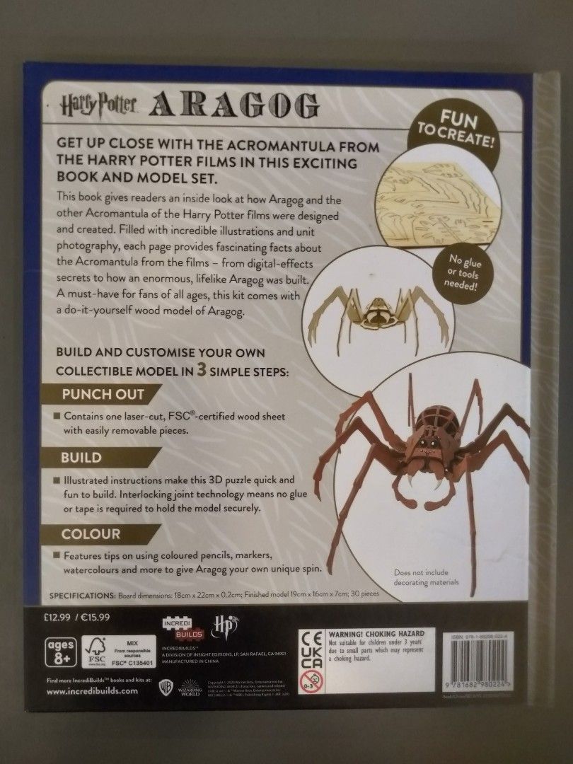 Harry Potter: Aragog Bio, Hobbies & Toys, Books & Magazines, Children's ...
