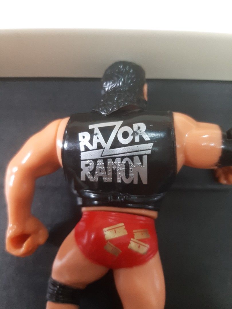 Hasbro WWF Series 7 Razor Ramon with chain, Hobbies & Toys, Toys ...