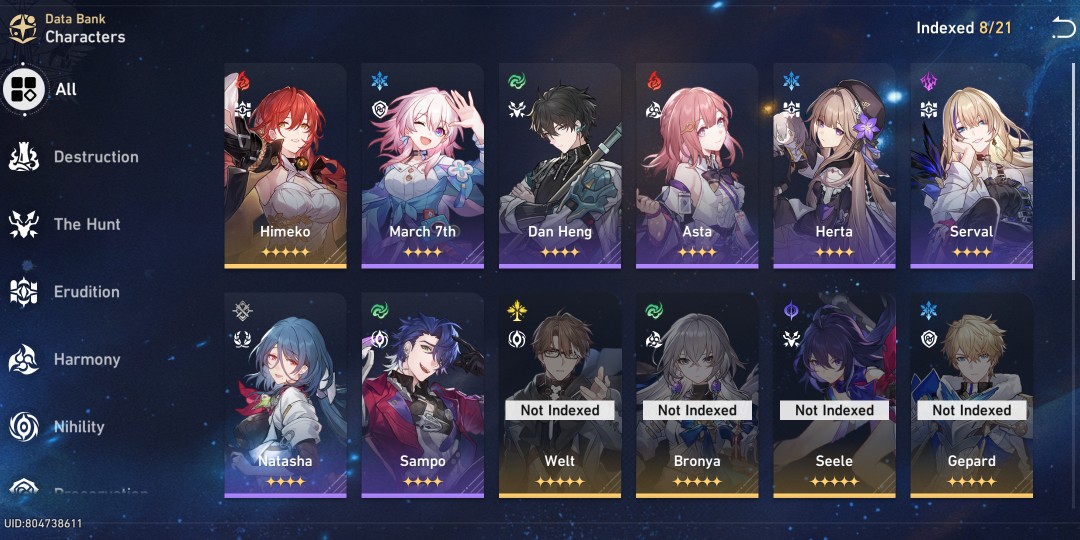 Honkai Star Rail Account For Sale [ himeko starter ], Video Gaming ...