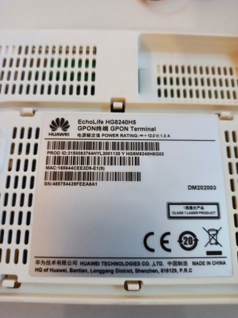 Huawei Optical Network Terminal, Computers & Tech, Parts & Accessories, Networking on Carousell