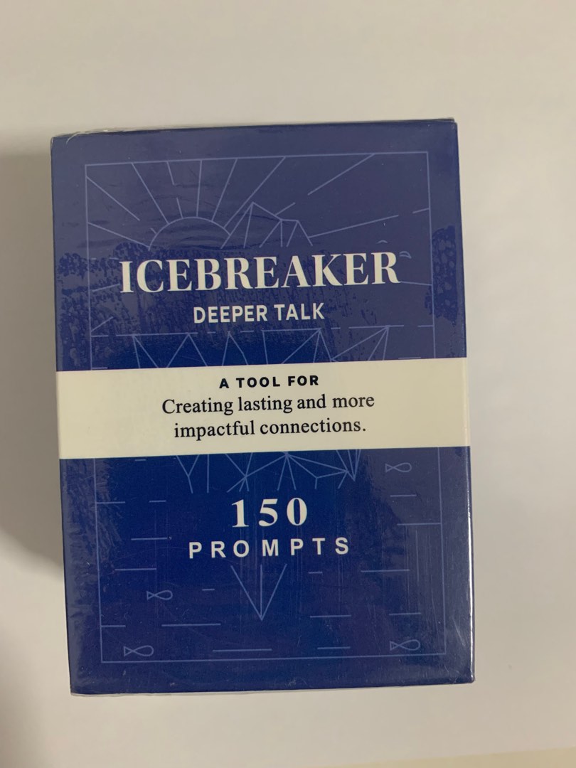 Ice Breaker: Deeper Talk Card Game, Hobbies & Toys, Toys & Games on ...