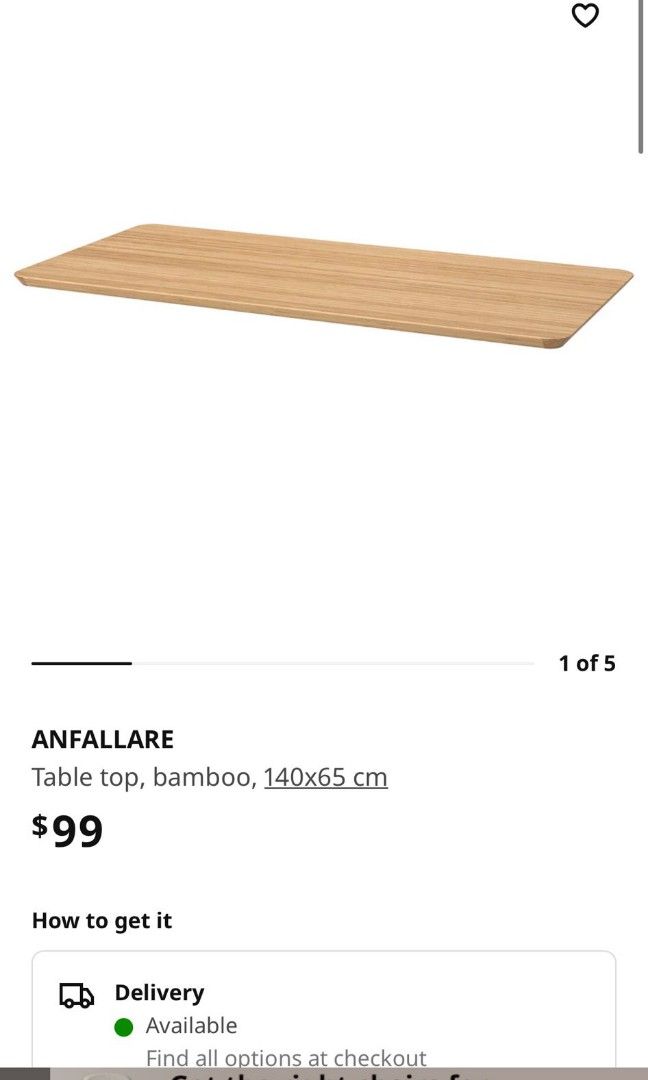 Ikea - Anfallare / Hilver, Furniture & Home Living, Furniture, Tables ...