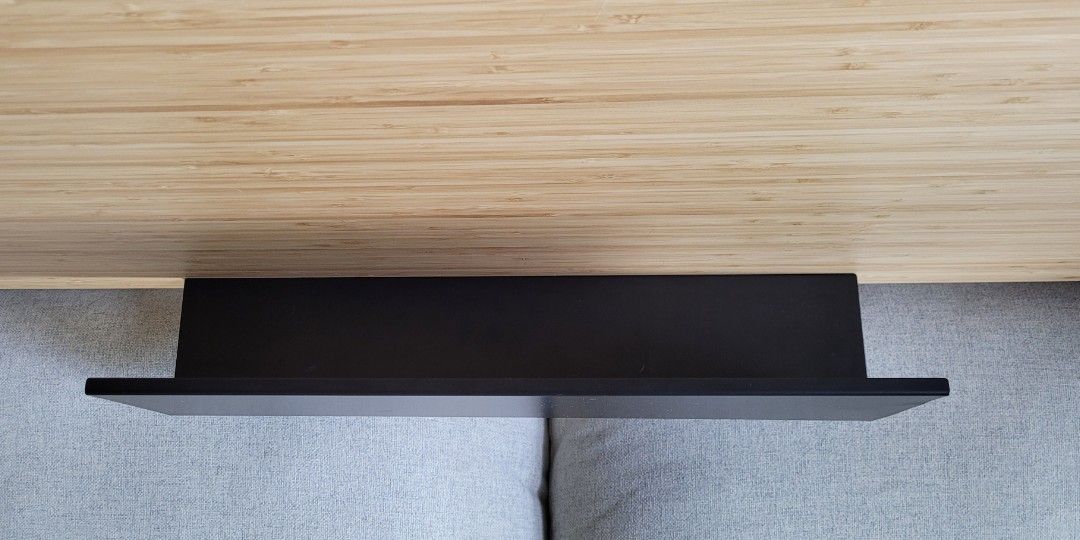 IKEA Anfallare / Adils Bamboo Top Table 140x65 with cable management ...