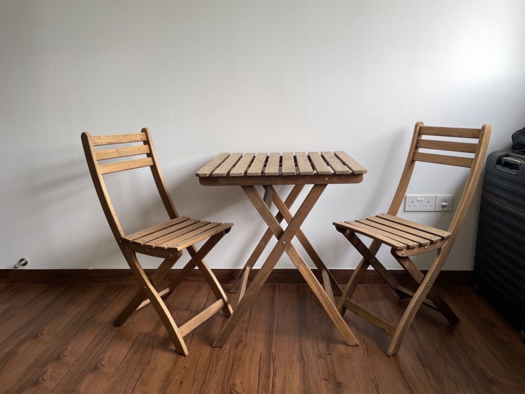 IKEA ASKHOLMEN Outdoor table & chair set, Furniture & Home Living ...