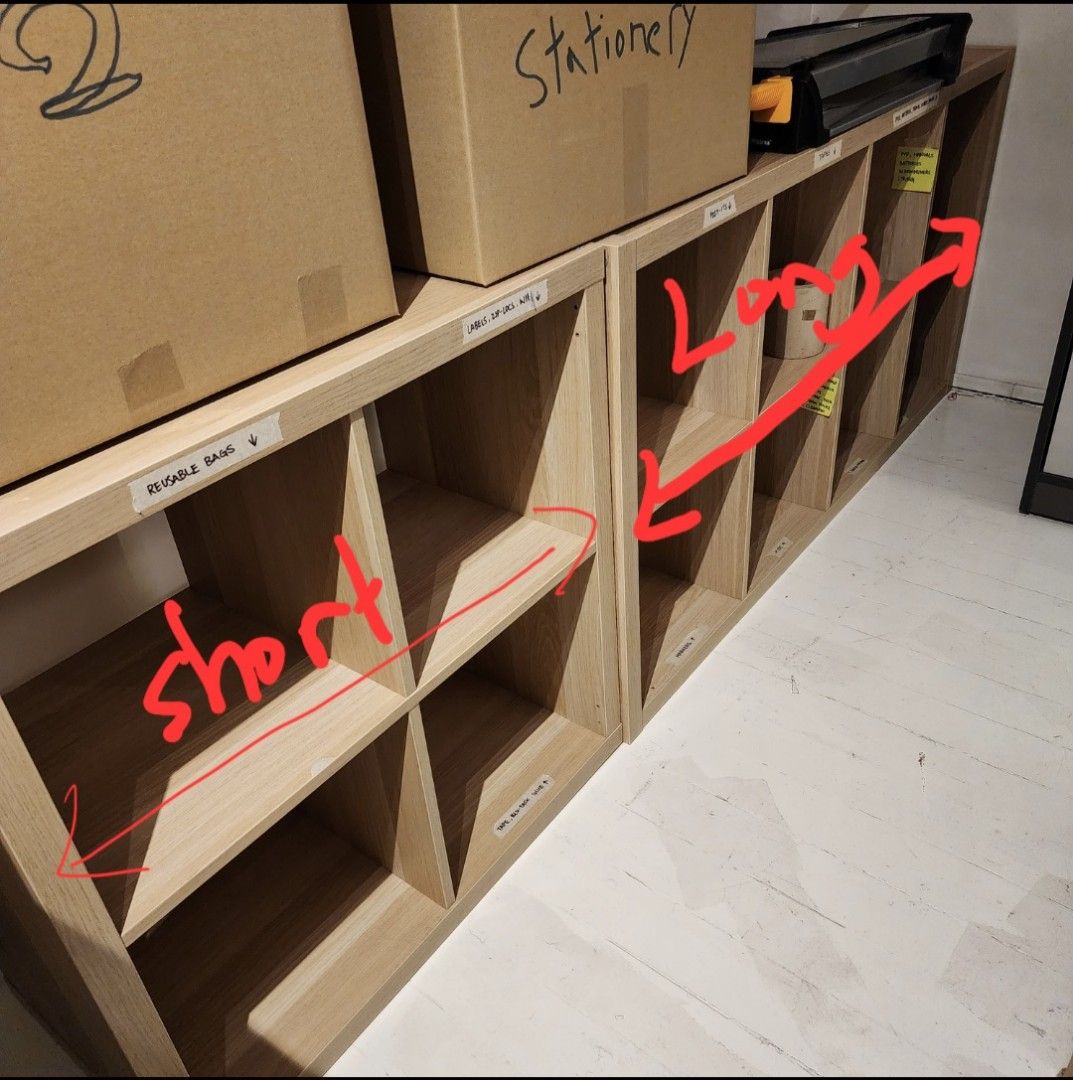 Ikea Kallax shelving unit - moving out sale, Furniture & Home Living ...
