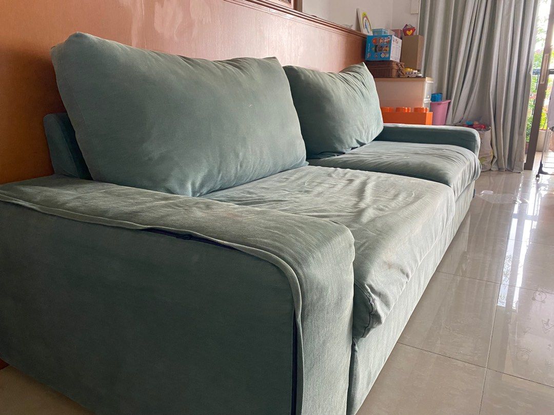 Ikea Sofa Bed (2.5m x 90cm), Furniture & Home Living, Furniture, Sofas ...