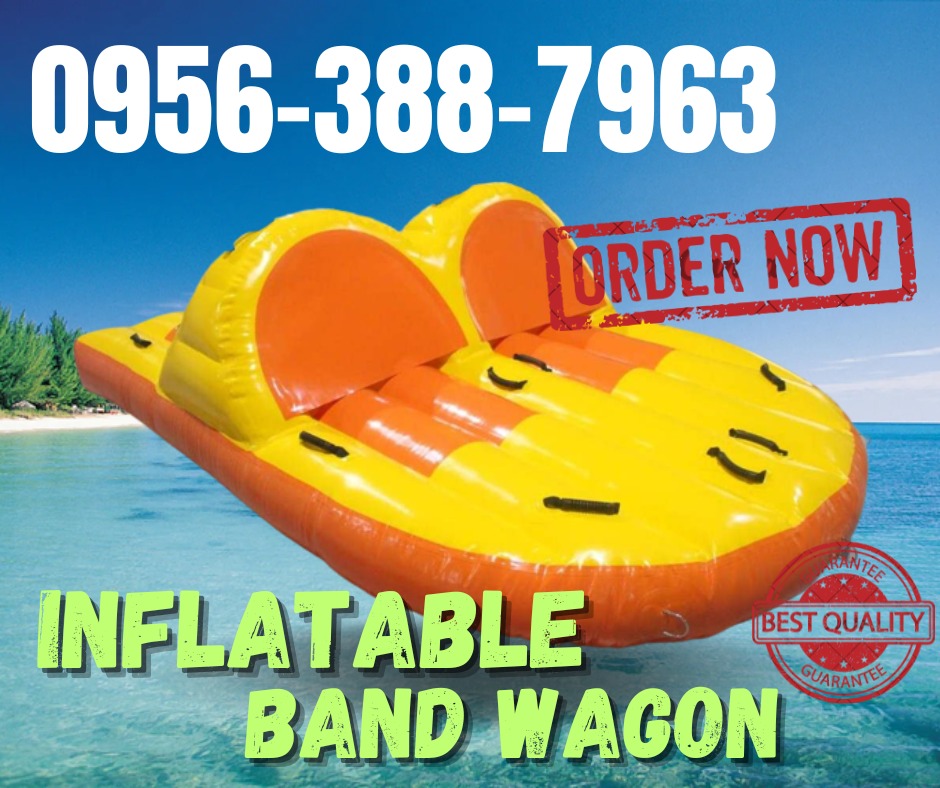 Inflatable Band Wagon 4 Seaters, Sports Equipment, Sports & Games ...
