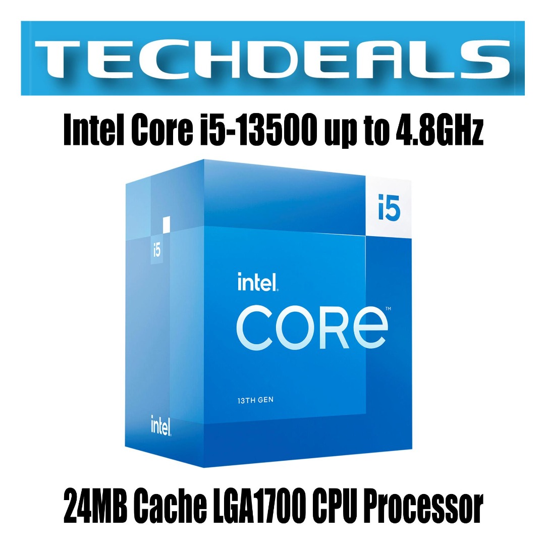 Intel Core i5-13500 up to 4.8GHz 24MB Cache LGA1700 CPU Processor ...