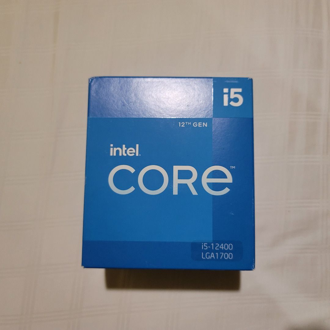 Intel Core i5 12400 CPU + Stock Cooler, Computers & Tech, Parts ...