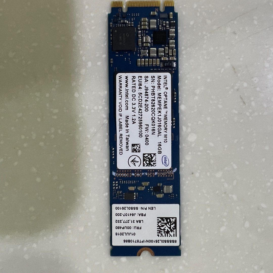 Intel Optane 16GB, Computers & Tech, Parts & Accessories, Hard Disks ...