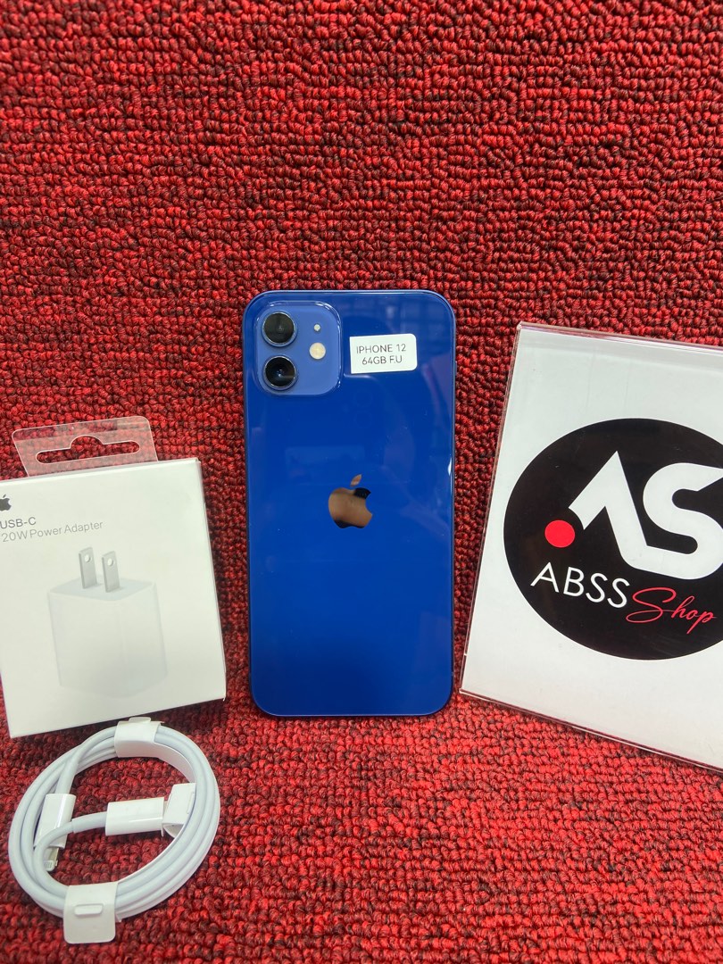 Iphone 12 64GB FU 84%BH No issue No scratches with Freebies, Mobile ...