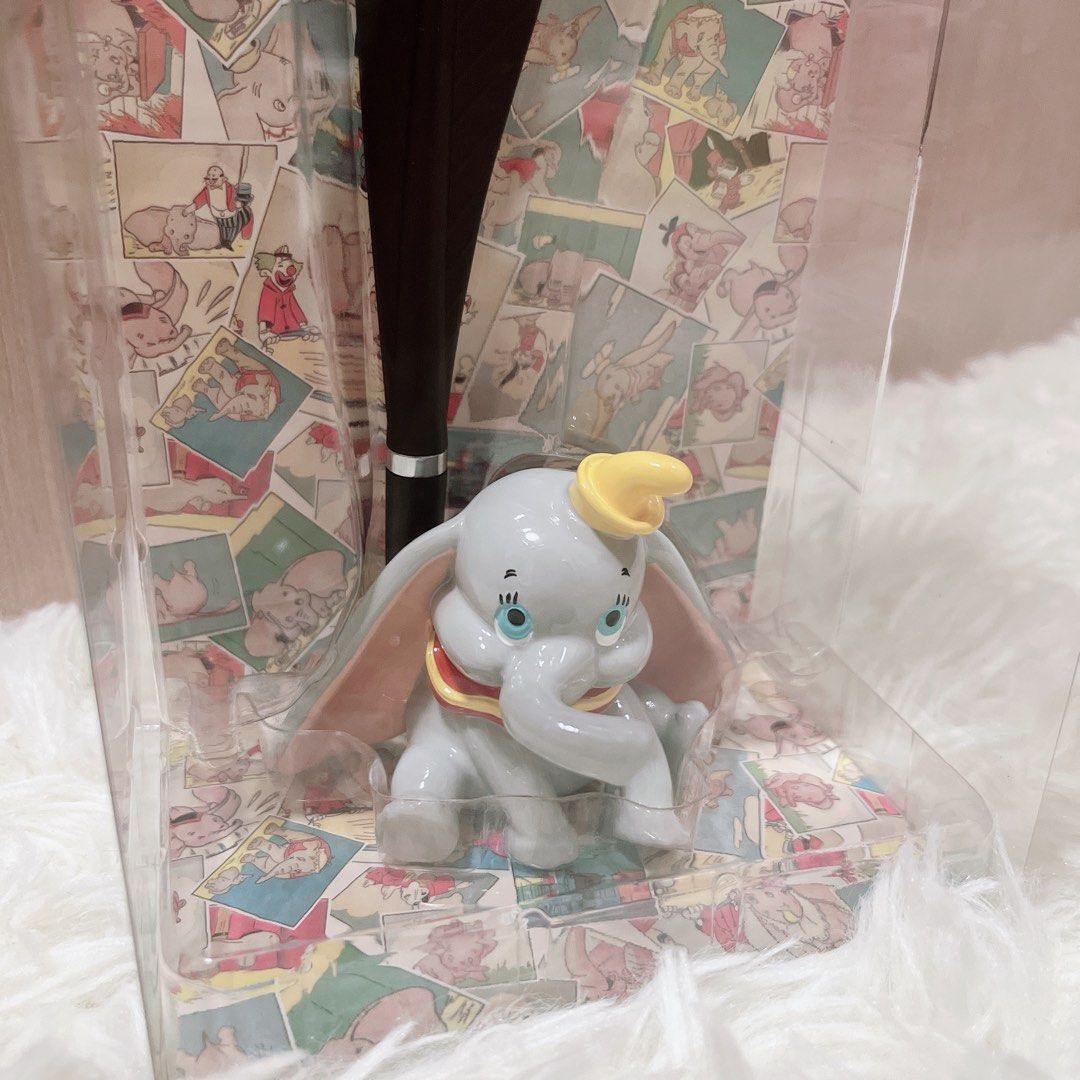 Japan Disneystore exclusive Disney dumbo 80 anniversary figure with pen ...