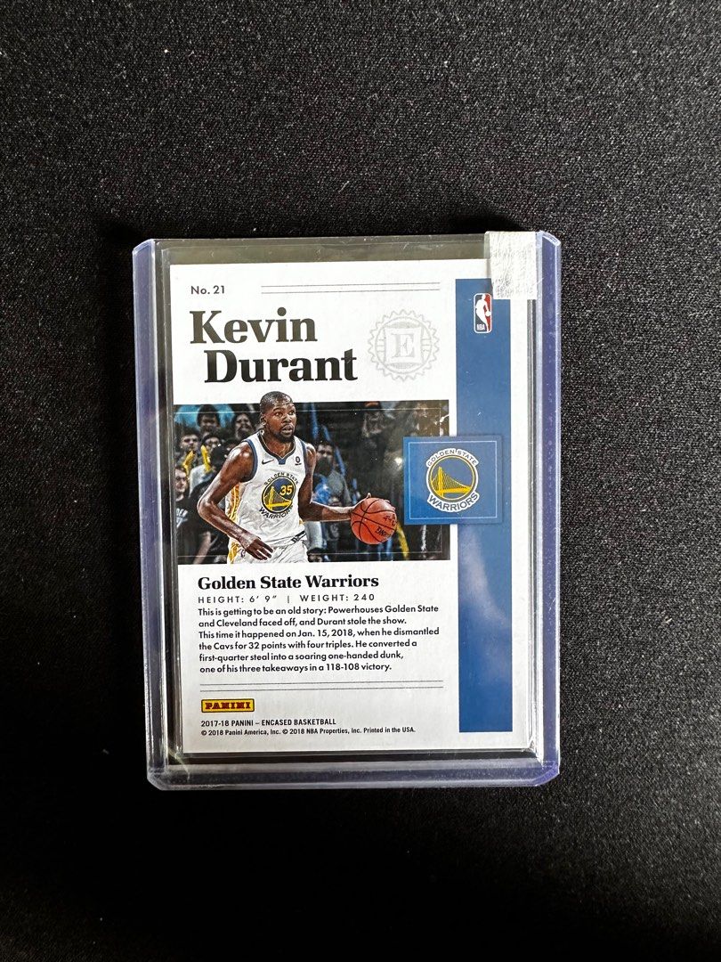 Kevin Durant Numbered Cards, Hobbies & Toys, Memorabilia & Collectibles ...