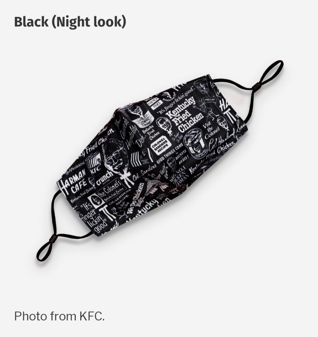 KFC Limited Edition Collectible Mask, Health & Nutrition, Face Masks ...