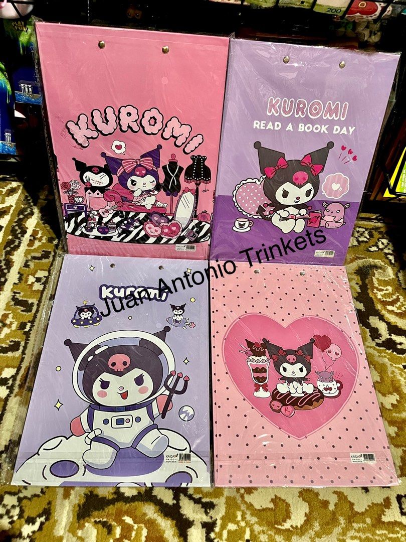 Kuromi Hardbound A4 Writing Clipboard, Hobbies & Toys, Stationary ...