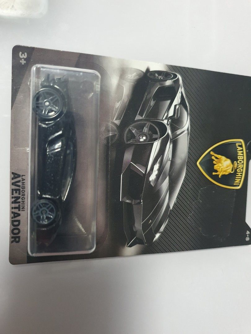 Lamborghini Aventador Black Lambo Super Sports Car Premium Hot Wheels ...